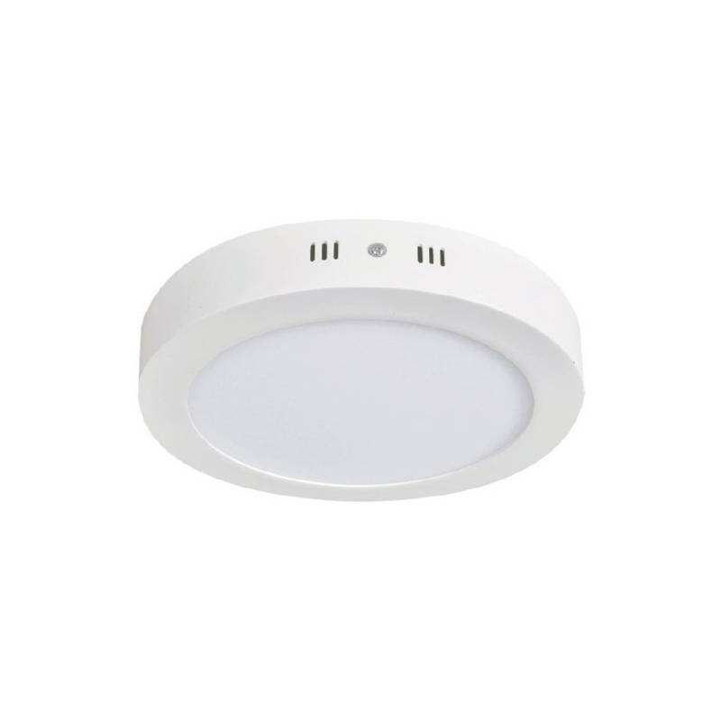 panel led chico sobrepuesto redondo 6 w,6000k 120x28mm – HMAT Herramientas